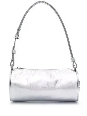Off-white Silver Tone Shoulder Bags