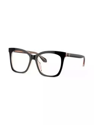 Giorgio Armani Logo-print Square Frame Glasses