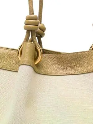 COCCINELLE Knotted-strap Shoulder Bag - Neutrals