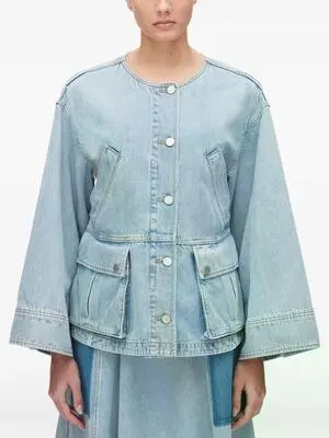 3.1 Phillip Lim Flap-pocket Cotton Jacket - Blue