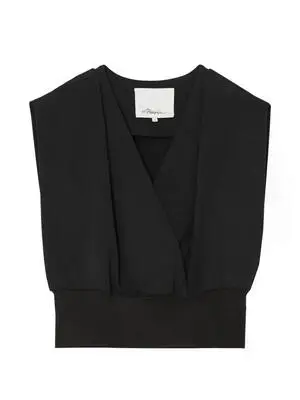 3.1 Phillip Lim V-neck Top With Shoulder Pads