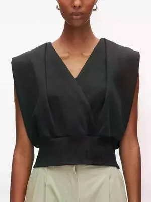 3.1 Phillip Lim V-neck Top With Shoulder Pads