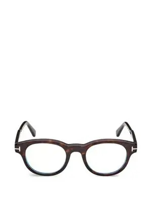 TOM FORD Round-frame Glasses - Brown