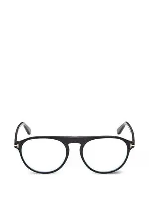 TOM FORD Round-frame Glasses - Black
