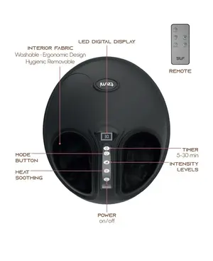 TZUMI Shiatsu Spa Foot Heat Massager