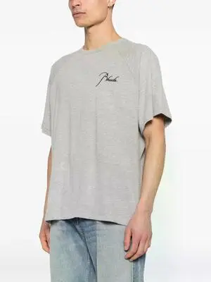 Rhude Embroidered T-shirt - Grey