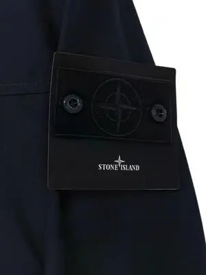 Stone Island Hooded Jacket With Logo Patch