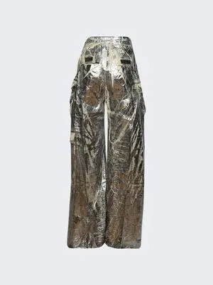 Rick Owens Double Cargo Jumbo Belas Pants - Silver