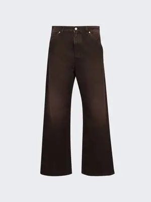 Marni Regular Fit Jeans - Brown