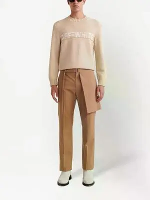 Off-White Apron-detail Tailored Trousers