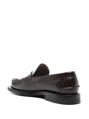 Hereu Nombela Woven Leather Loafers