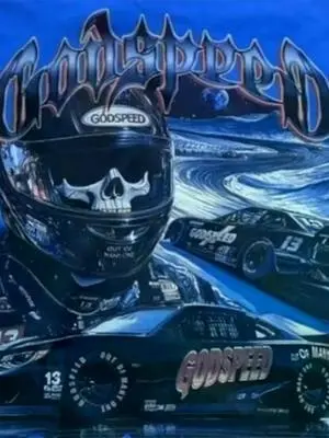 GODSPEED Graphic Print Sweatshirt - Blue