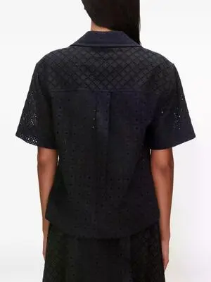 3.1 Phillip Lim Openwork Short-sleeved Shirt - Blue
