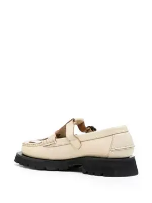 Hereu Soller Sport Leather Loafers - Yellow