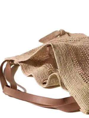 Hereu Cador Crocheted Knot Shoulder Bag