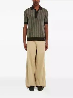 FERRAGAMO Short Sleeve Knitted Polo