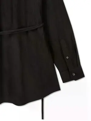 STUDIO TOMBOY Waist-tie Shirt - Black