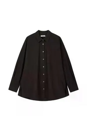 STUDIO TOMBOY Waist-tie Shirt - Black
