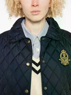 Ralph Lauren Quilted Emblem Jacket - Blue