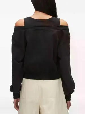 3.1 Phillip Lim Cold-shoulder Top With Safety-pin Detail