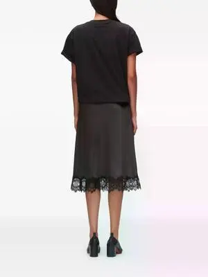 3.1 Phillip Lim Knot Lace Trim Midi Dress