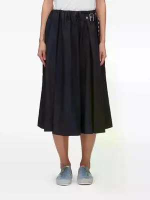 3.1 Phillip Lim Belted Midi Skirt - Blue