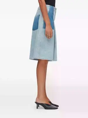 3.1 Phillip Lim Patchwork Pleat Shorts
