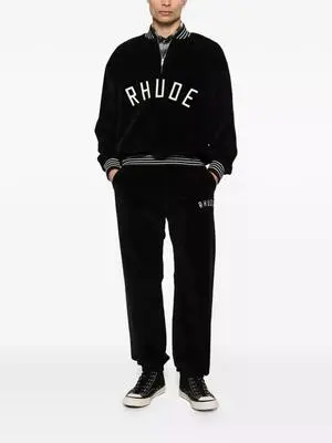 Rhude Logo Velour Track Pants