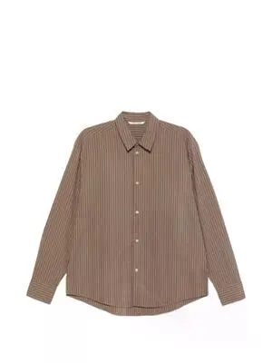 A KIND OF GUISE Fulvio Striped Shirt - Brown