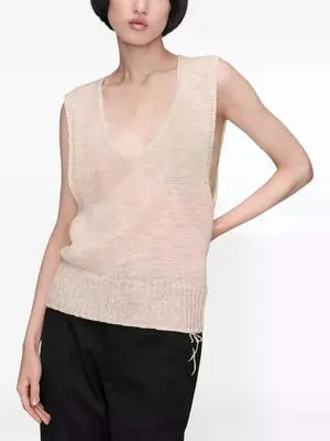 MAISON MARGIELA Ribbed V-neck Vest