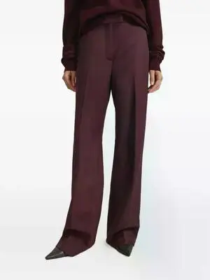 THE FRANKIE SHOP Belt Loops Trousers - Red