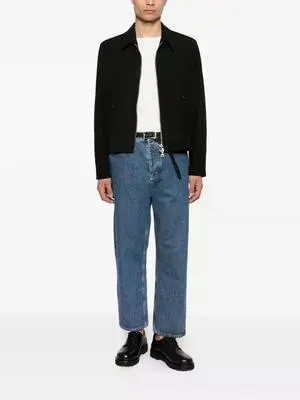 WON HUNDRED Zip-up Shirt Jacket - Black