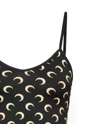 MARINE SERRE Moon Print Tank Top - Black