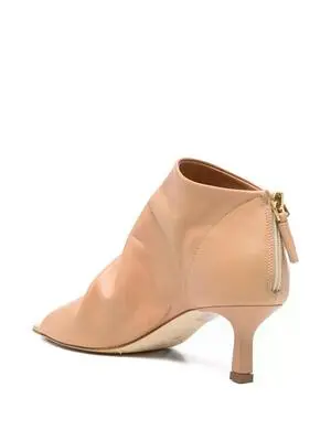 THE SELLER Square Open-toe Boots - Neutrals