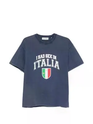 CARNE BOLLENTE Ciao Bella Graphic T-shirt - Blue