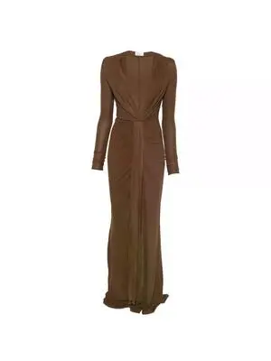 Giuseppe Di Morabito V-neck Maxi Dress