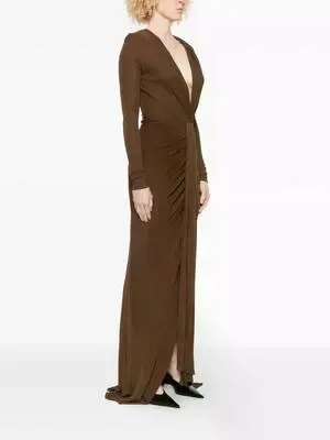 Giuseppe Di Morabito V-neck Maxi Dress