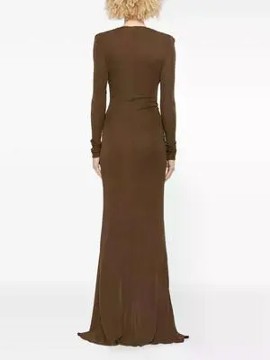 Giuseppe Di Morabito V-neck Maxi Dress