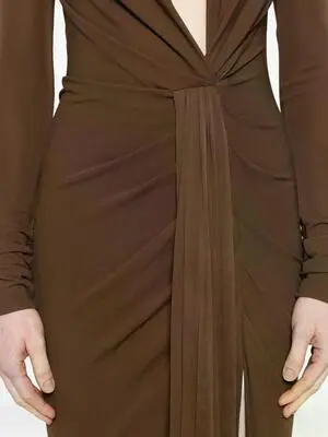 Giuseppe Di Morabito V-neck Maxi Dress