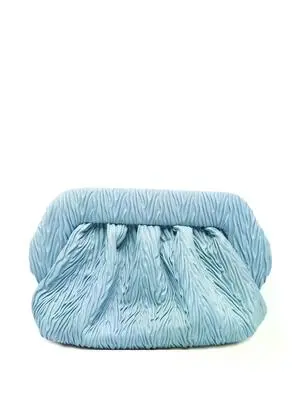 THEMOIRE Bios Ruched Clutch - Blue