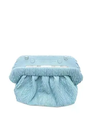 THEMOIRE Bios Ruched Clutch - Blue