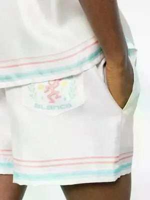 Casablanca Striped-trim Shorts