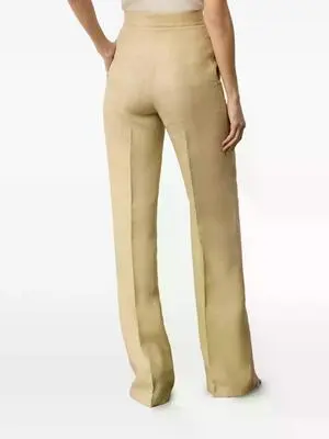 Ralph Lauren Dean Waist Darts Linen Trousers - Neutrals