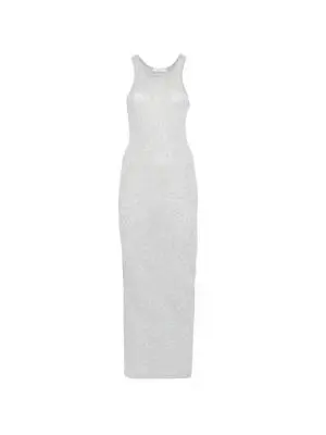 ENTIRE STUDIOS Crew-neck Tank Maxi Dress - Grey