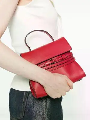 Moschino Small Leather Bag - Red