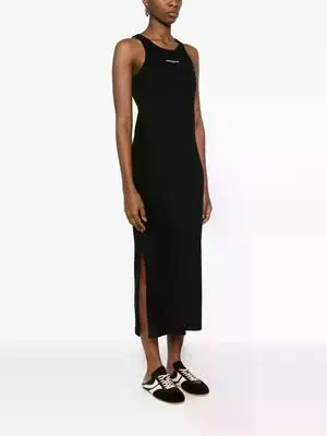 Maison Kitsuné Ribbed Knit Dress