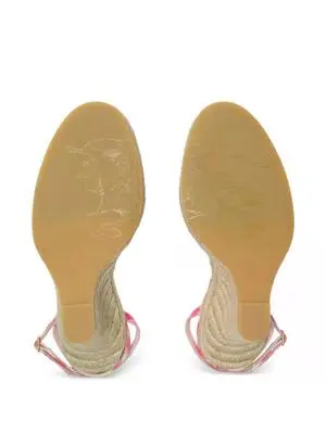 Burberry Check Mews Espadrille Pumps - Pink