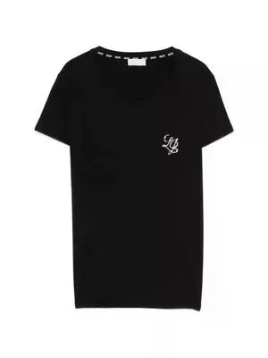 Liu Jo Logo-detail T-shirt - Black