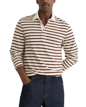 REISS Rugby Stripe Polo Shirt