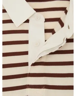 REISS Rugby Stripe Polo Shirt